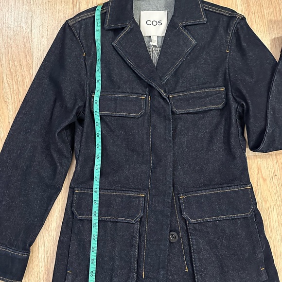 COS | Jackets & Coats | Nwt Cos Denim Blazerutility Jacket | Poshmark